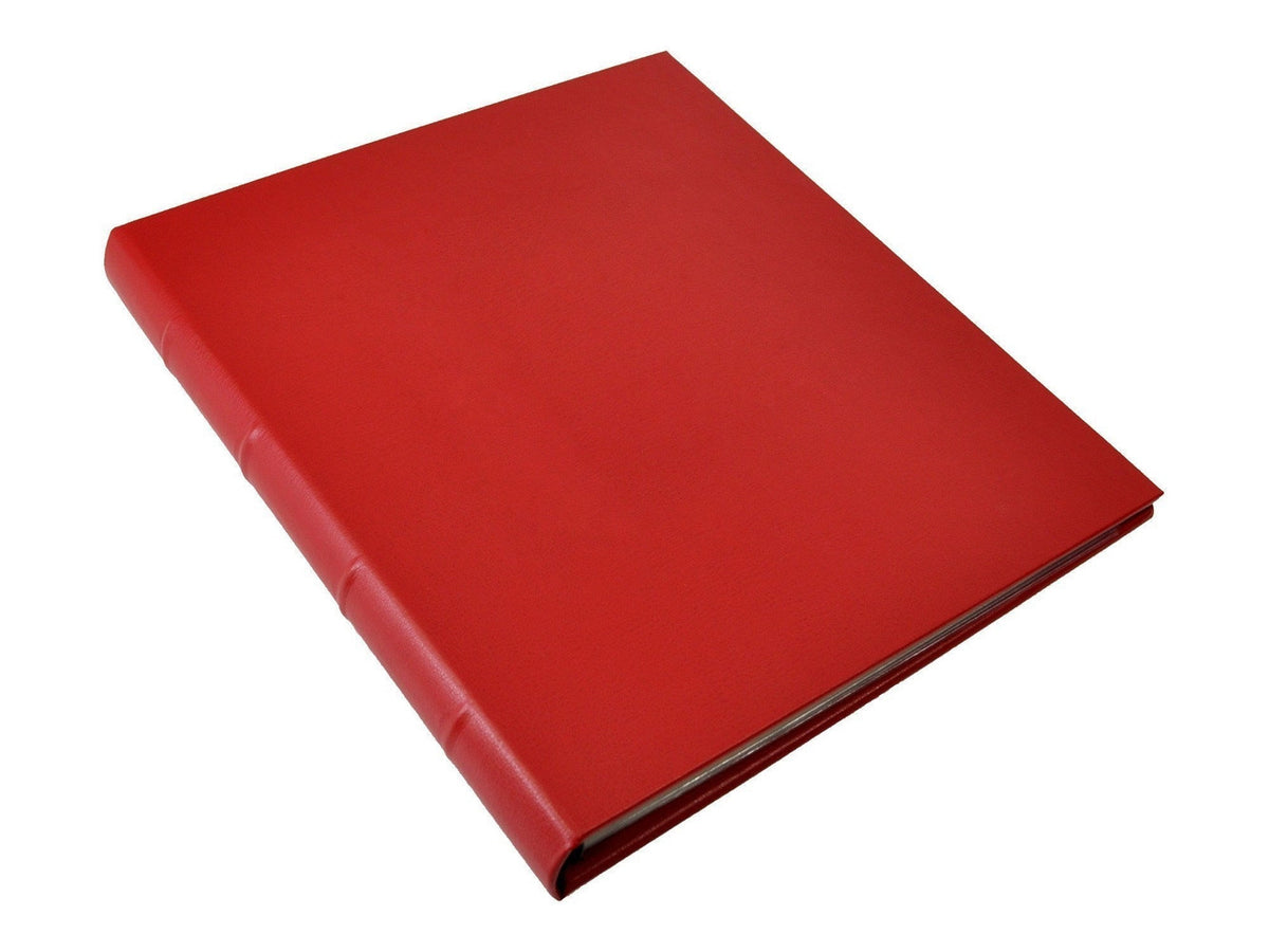 Leather Presentation Binder - Red – JB Custom Journals